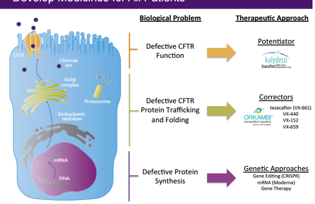 Vertex Has Adopted Multiple Approaches to Treat Cystic Fibrosis