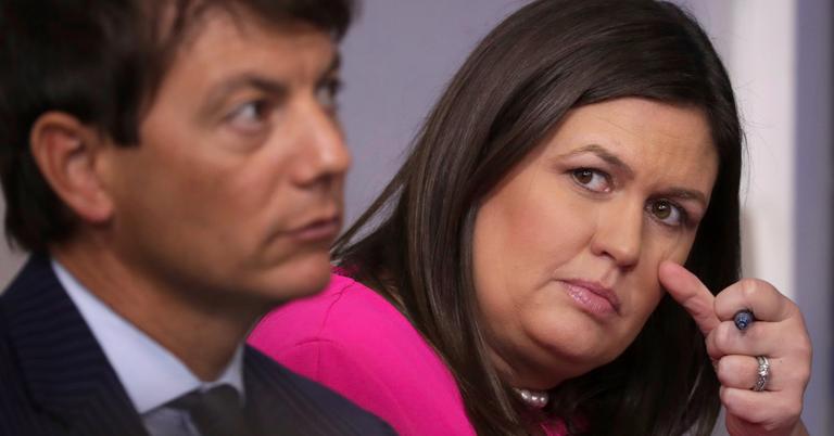 Sarah Huckabee Sanders' Eye Condition — Redditors Have Ideas