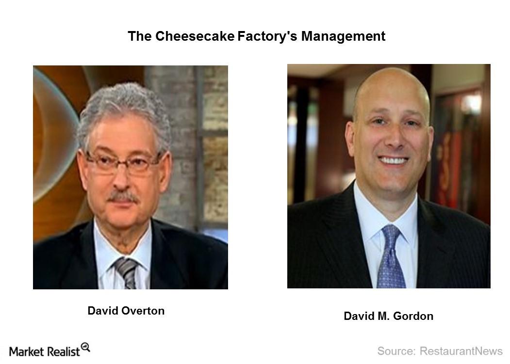 Getting to Know The Cheesecake Factory’s Management