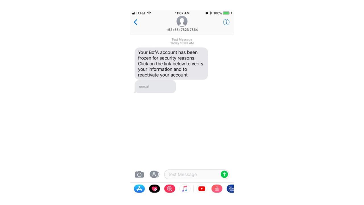 Bank of America Text Alert Scam — How to Spot a Fake