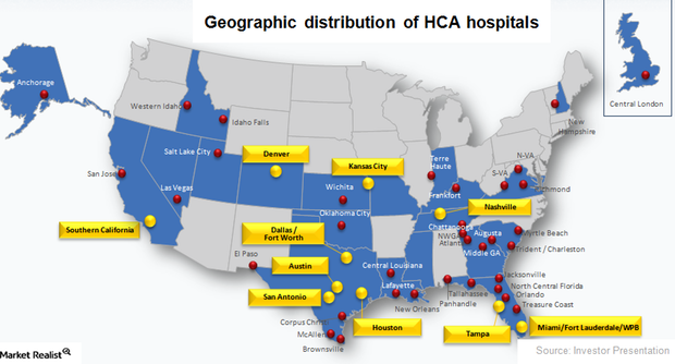 HCA’s diversification strategy