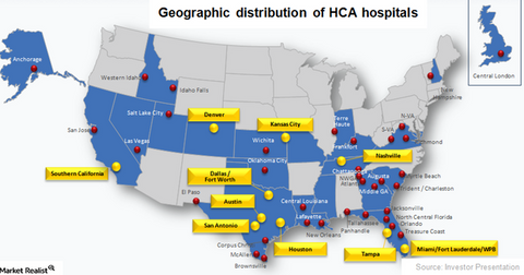 HCA’s diversification strategy