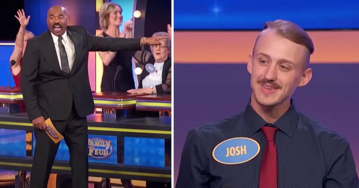 'Family Feud' host Steve Harvey hypes up contestant whose voice sounded ...