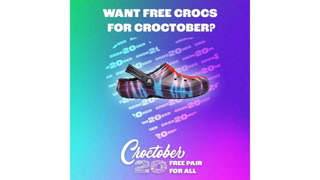 How to Get a Free Pair of Crocs — Croctober Giveaway Details