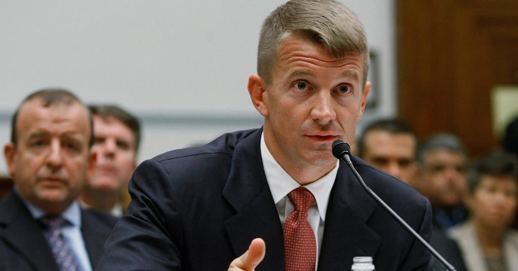 Blackwater Founder Erik Prince Has a Net Worth of $2 Billion
