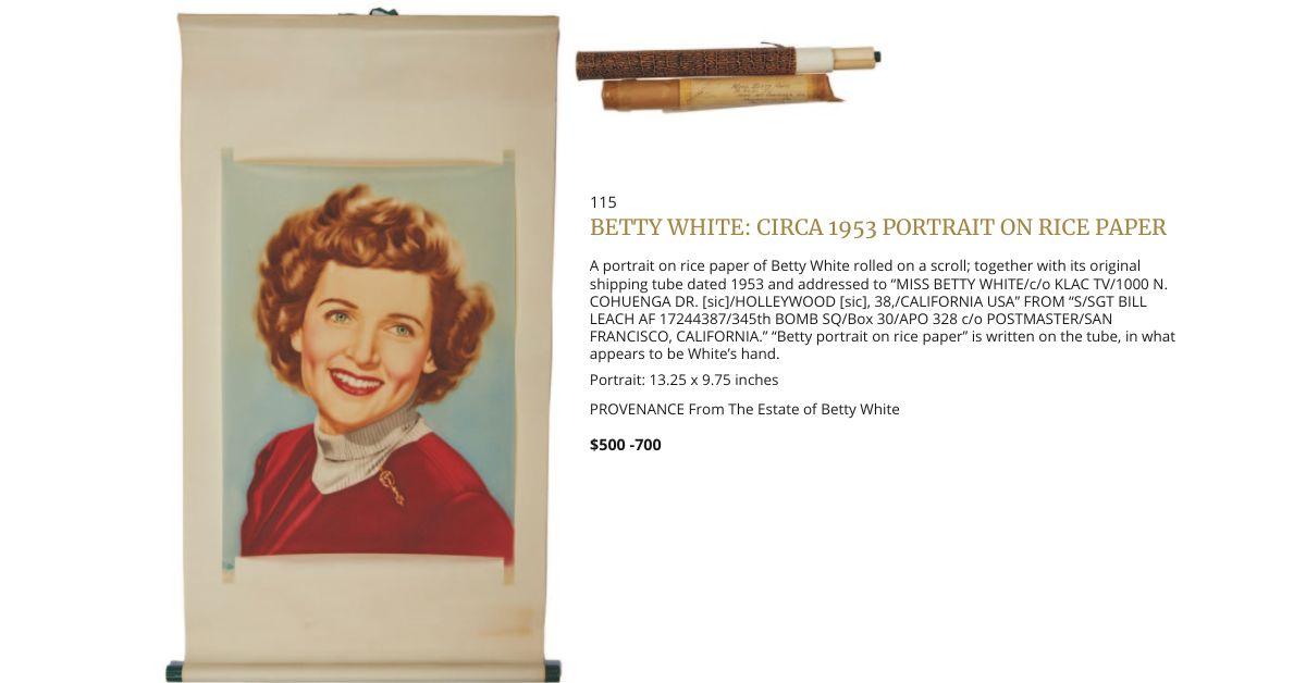 Betty White's Personal Items Will Be Auctioned Off This Weekend