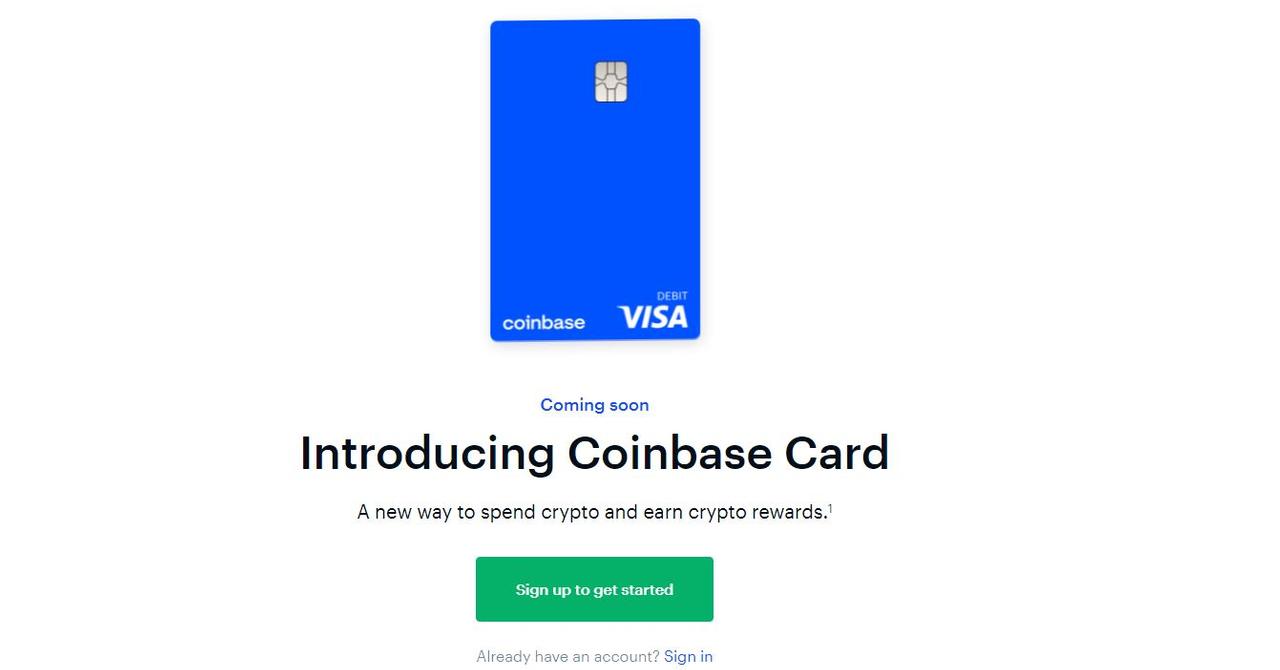 How To Get a Coinbase Card